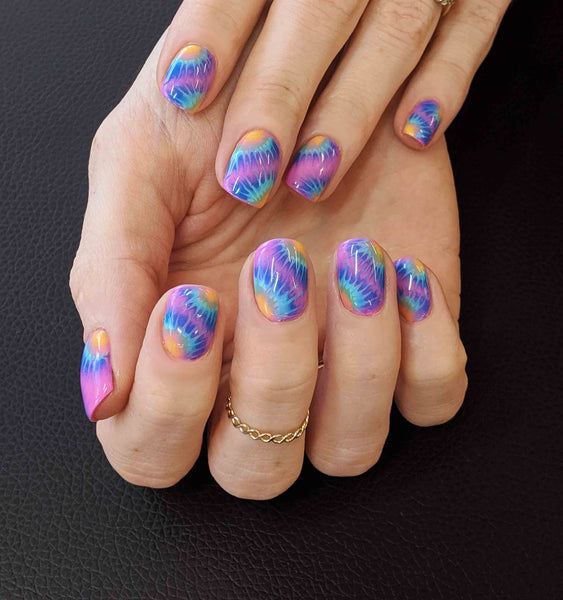How to do flawless tie-dye nails - RE:NEW Beauty