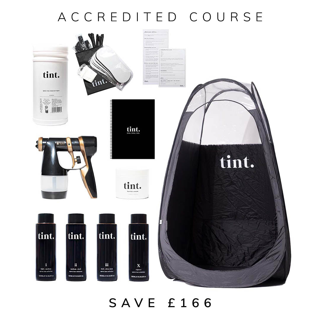 tint. Ultimate Spray Tan Kit With One Day Training - RE:NEW Beauty