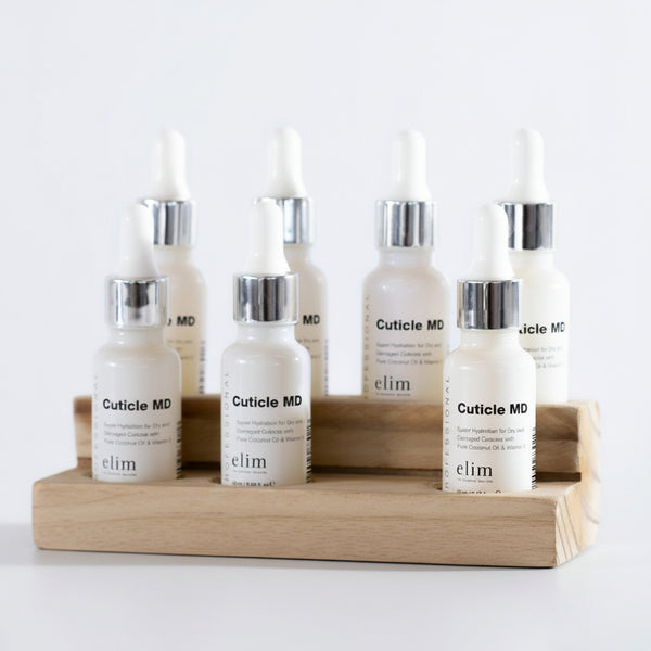Wooden Display Stand (Cuticle MD) - RE:NEW Beauty